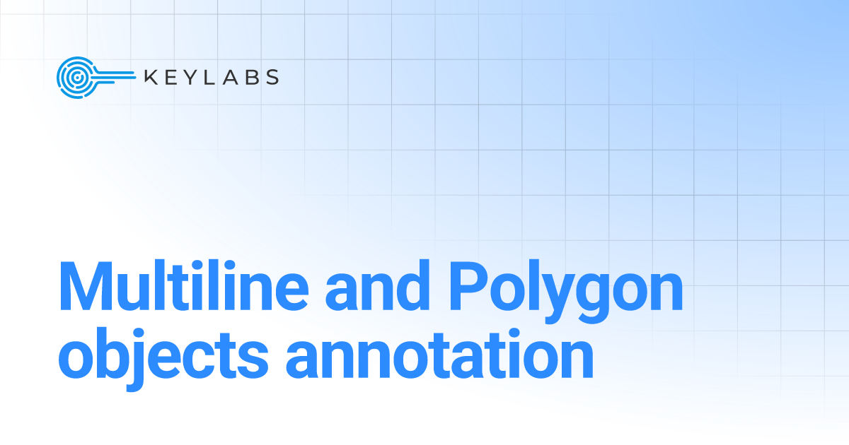 Multiline and Polygon objects annotation | Keylabs Guidelines