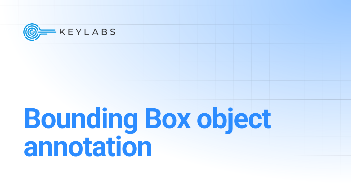 Bounding Box object annotation | Keylabs Guidelines